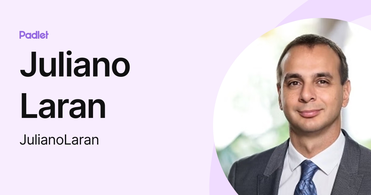 Juliano Laran (JulianoLaran) profile | Padlet