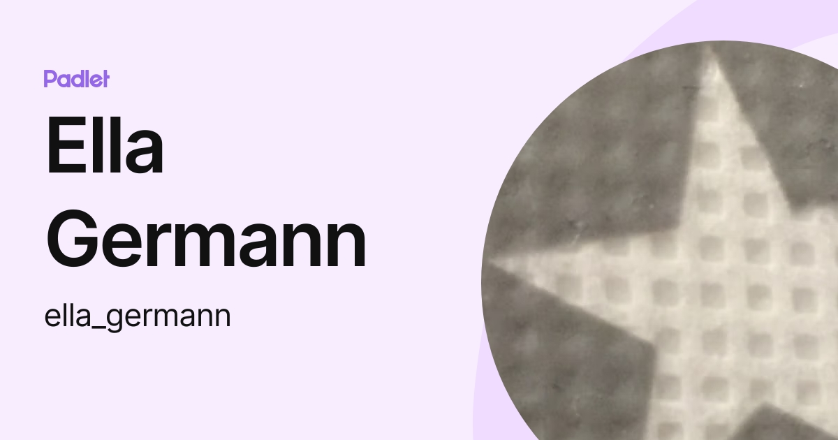 Ella Germann (ella_germann) profile | Padlet