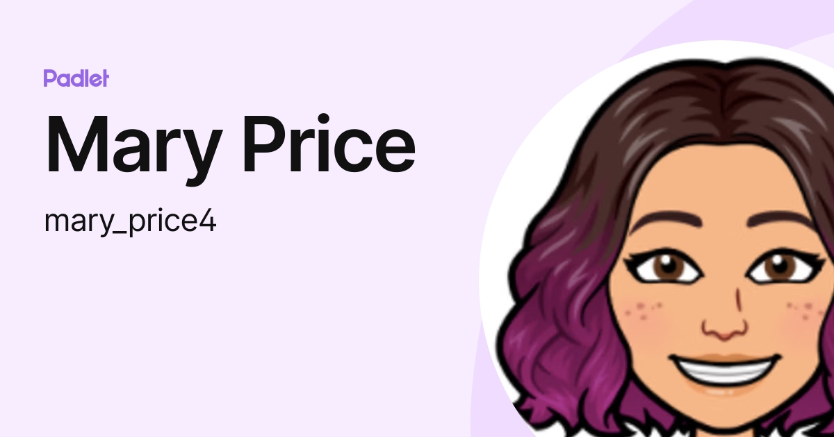 Mary Price (mary_price4) profile | Padlet