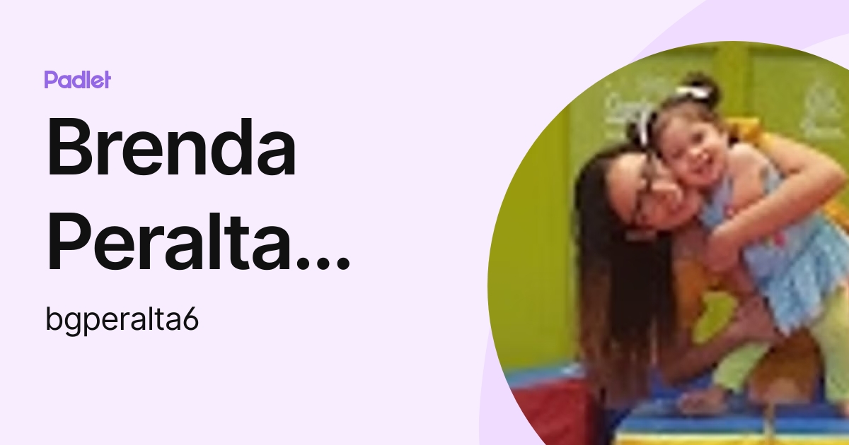 Brenda Peralta Domínguez (bgperalta6) profile | Padlet