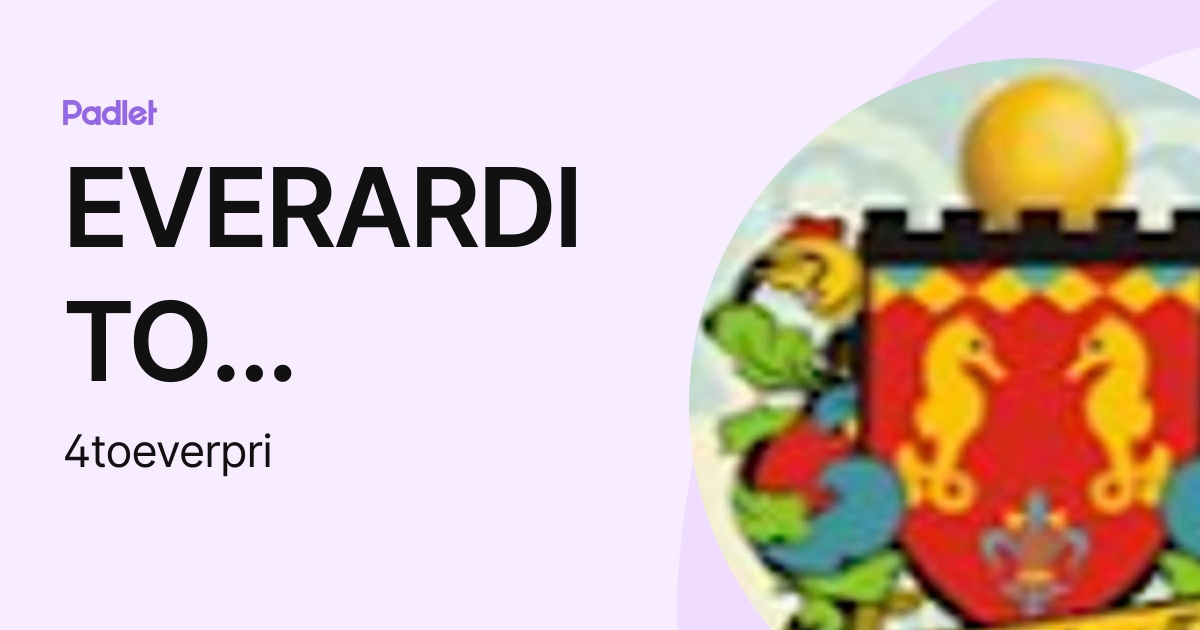 EVERARDITO VIRTUAL 4to grado (4toeverpri) profile | Padlet