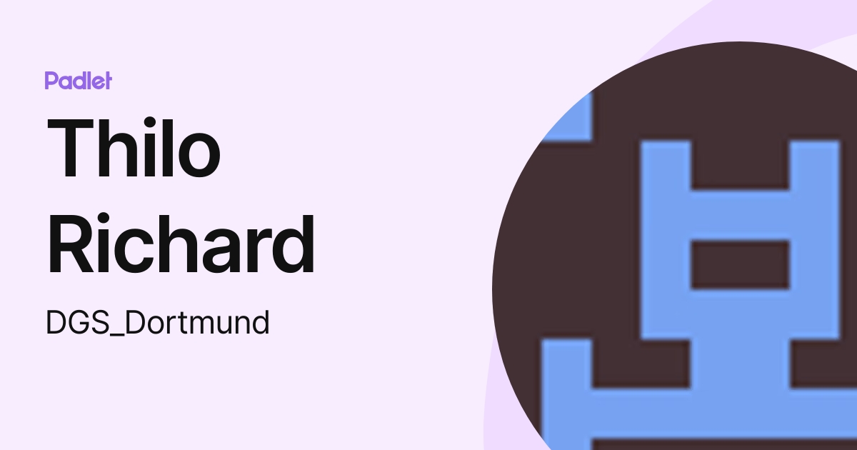 Thilo Richard (DGS_Dortmund) profile | Padlet