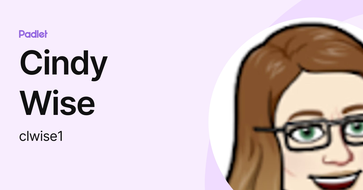 Cindy Wise (clwise1) profile | Padlet