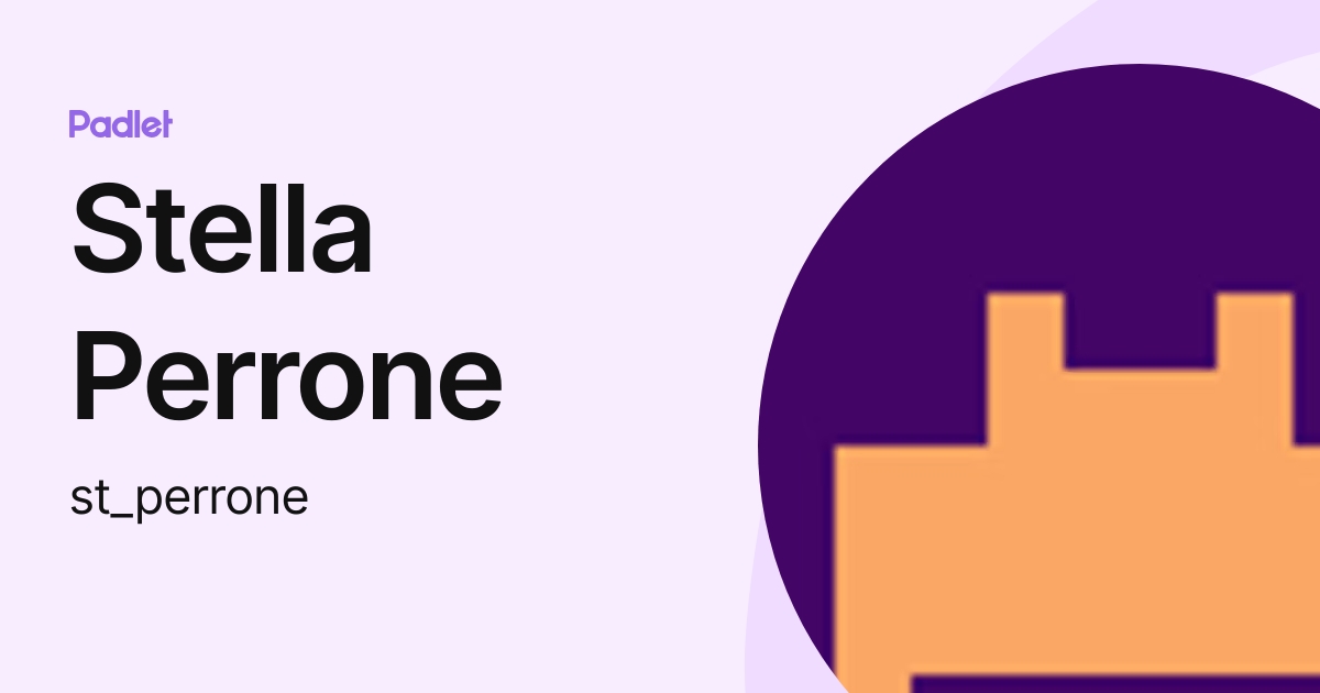 Stella Perrone (st_perrone) profile | Padlet