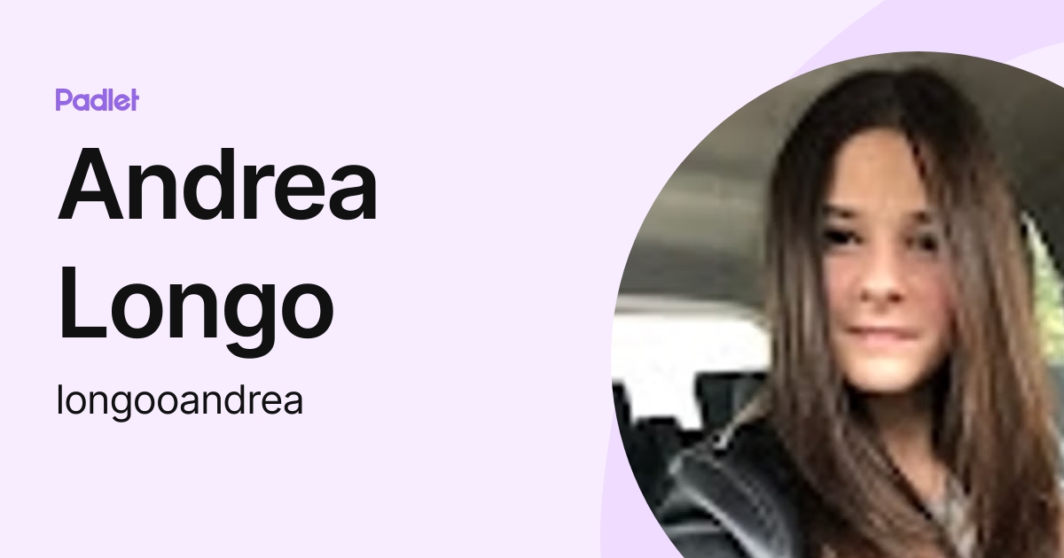 Andrea Longo (longooandrea) profile | Padlet