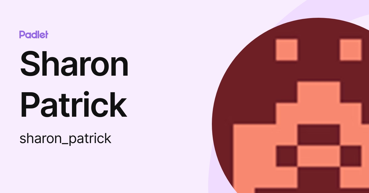 Sharon Patrick (sharon_patrick) profile | Padlet
