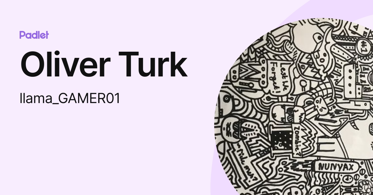 Oliver Turk (llama_GAMER01) profile | Padlet