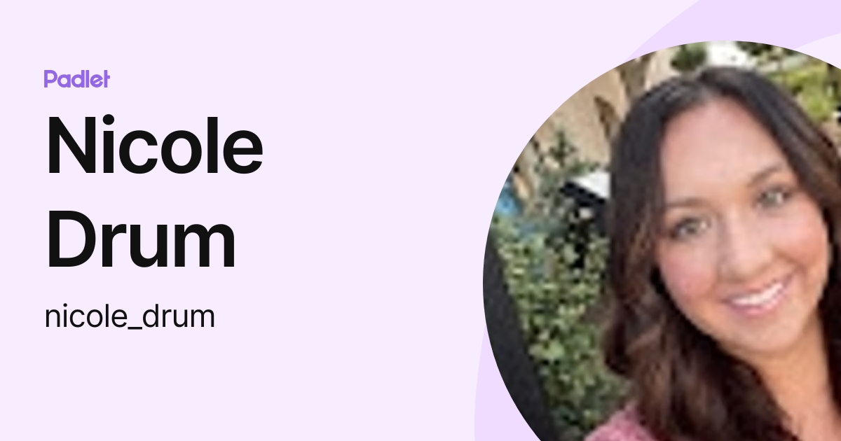 Nicole Drum (nicole_drum) profile | Padlet