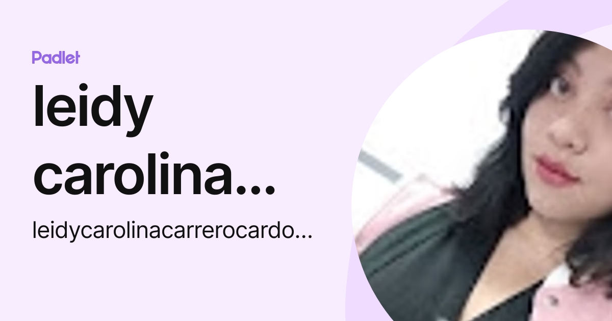 leidy carolina carrero cardozo (leidycarolinacarrerocardozo) profile ...
