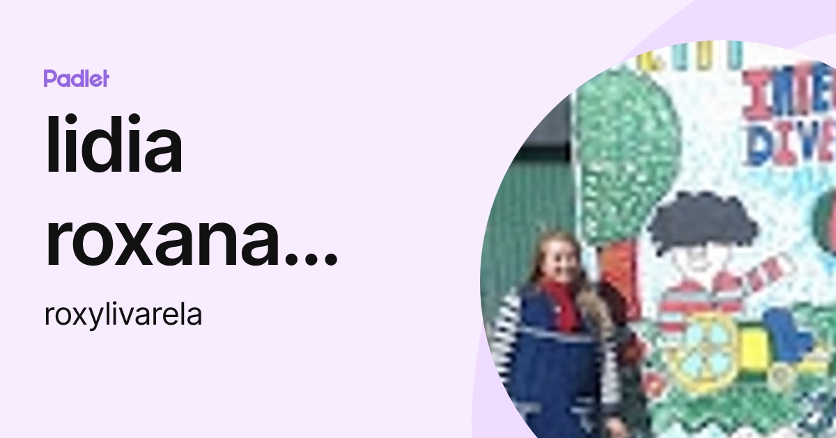 lidia roxana Varela (roxylivarela) profile | Padlet