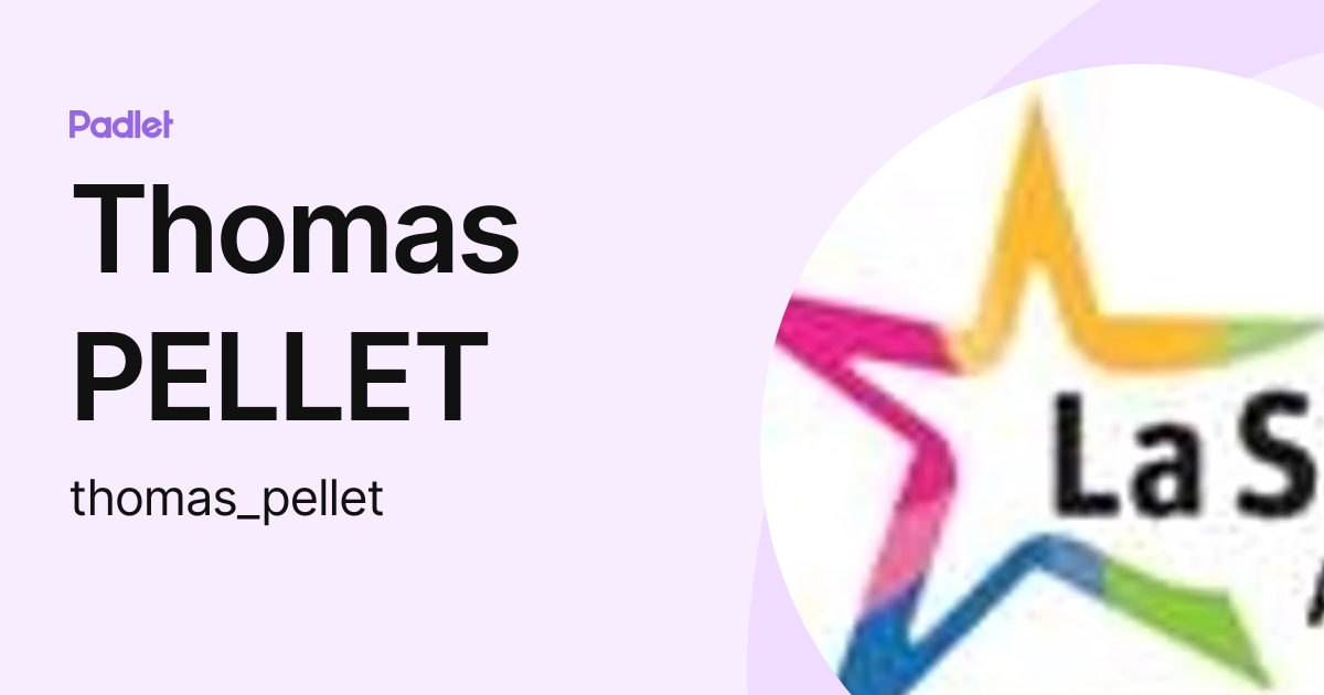 Thomas PELLET (thomas_pellet) profile | Padlet