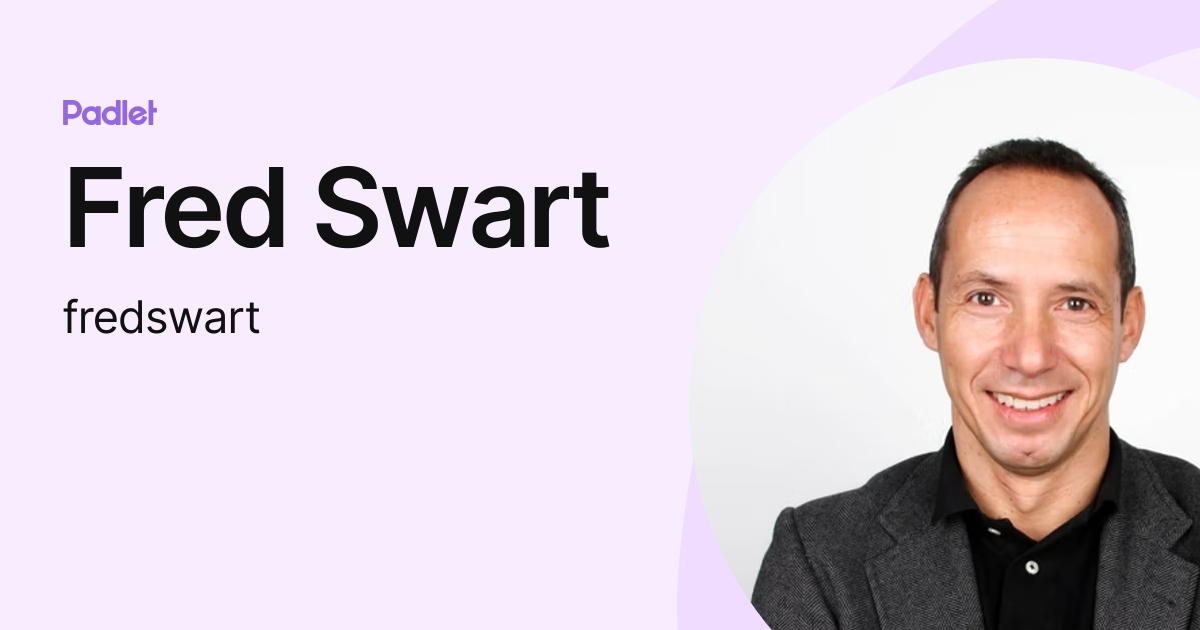 Profiel van Fred Swart (fredswart) | Padlet