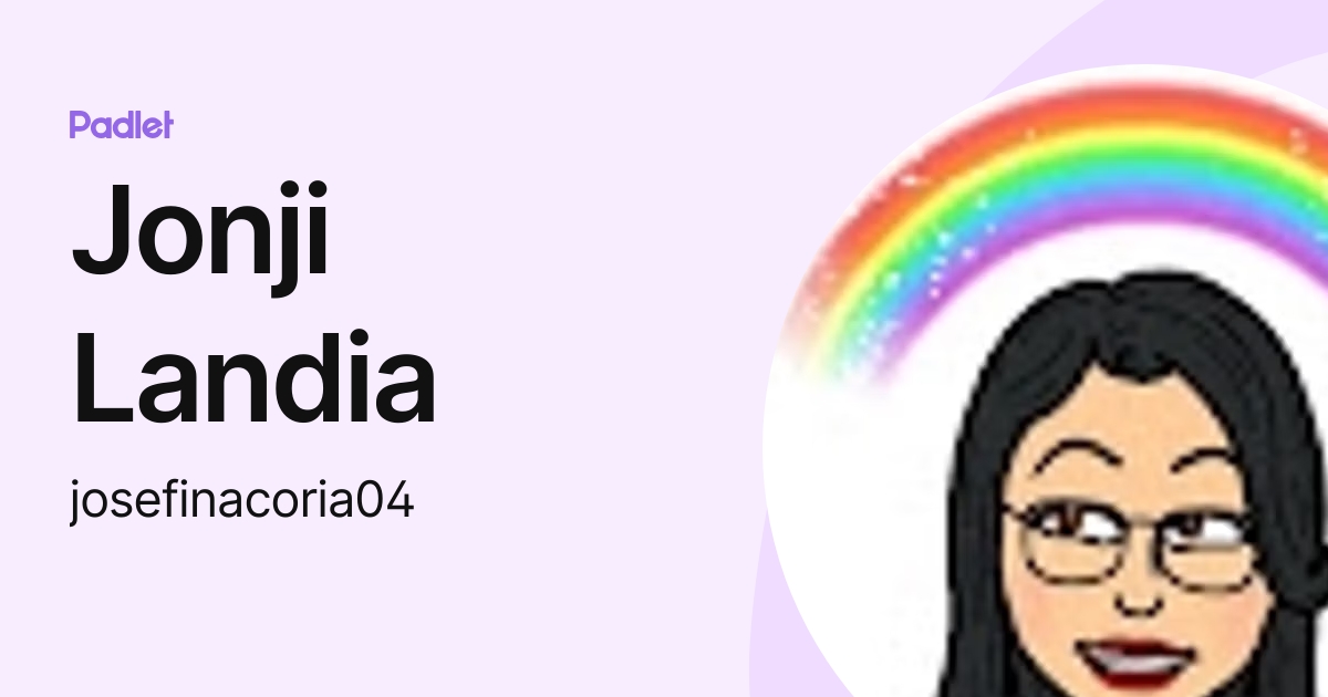 Jonji Landia (josefinacoria04) profile | Padlet