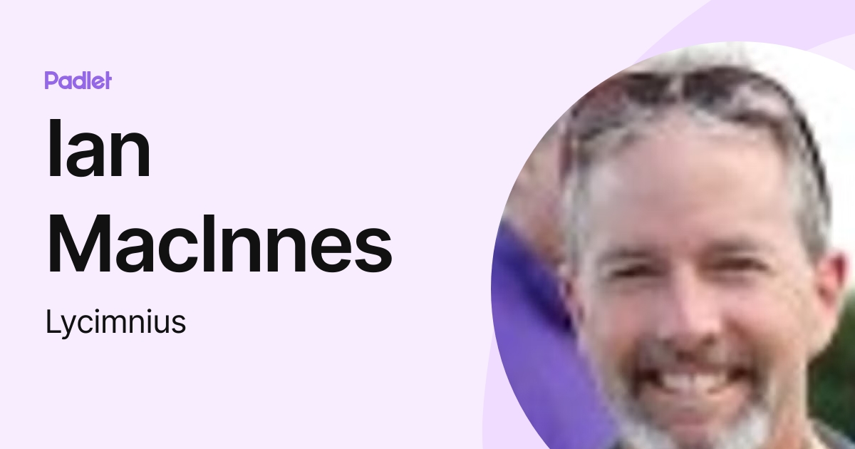 Ian MacInnes (Lycimnius) profile | Padlet