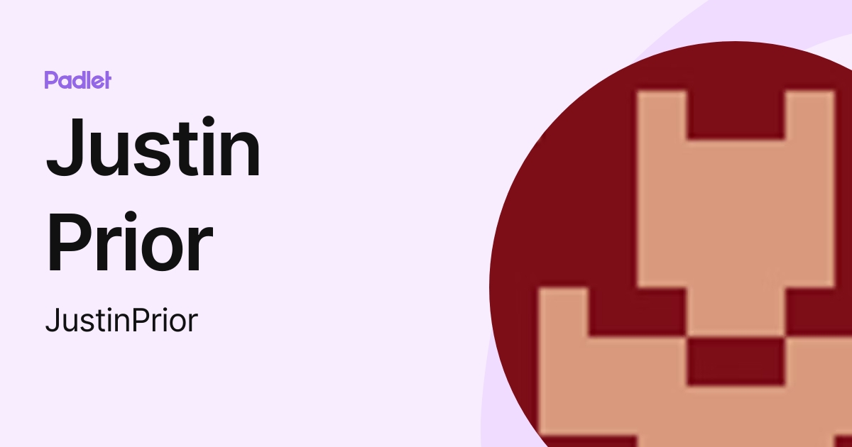 Justin Prior (JustinPrior) profile | Padlet