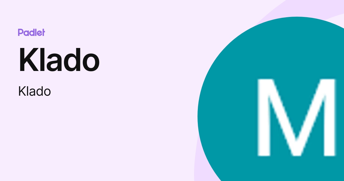 Klado (Klado) profile | Padlet