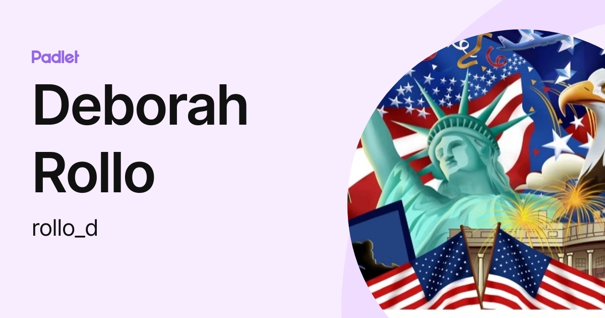 Deborah Rollo (rollo_d) profile | Padlet