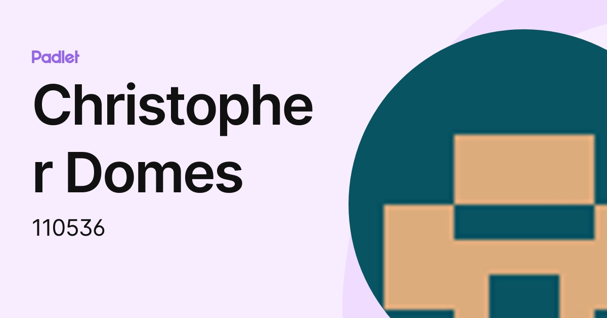 Christopher Domes (110536) profile | Padlet