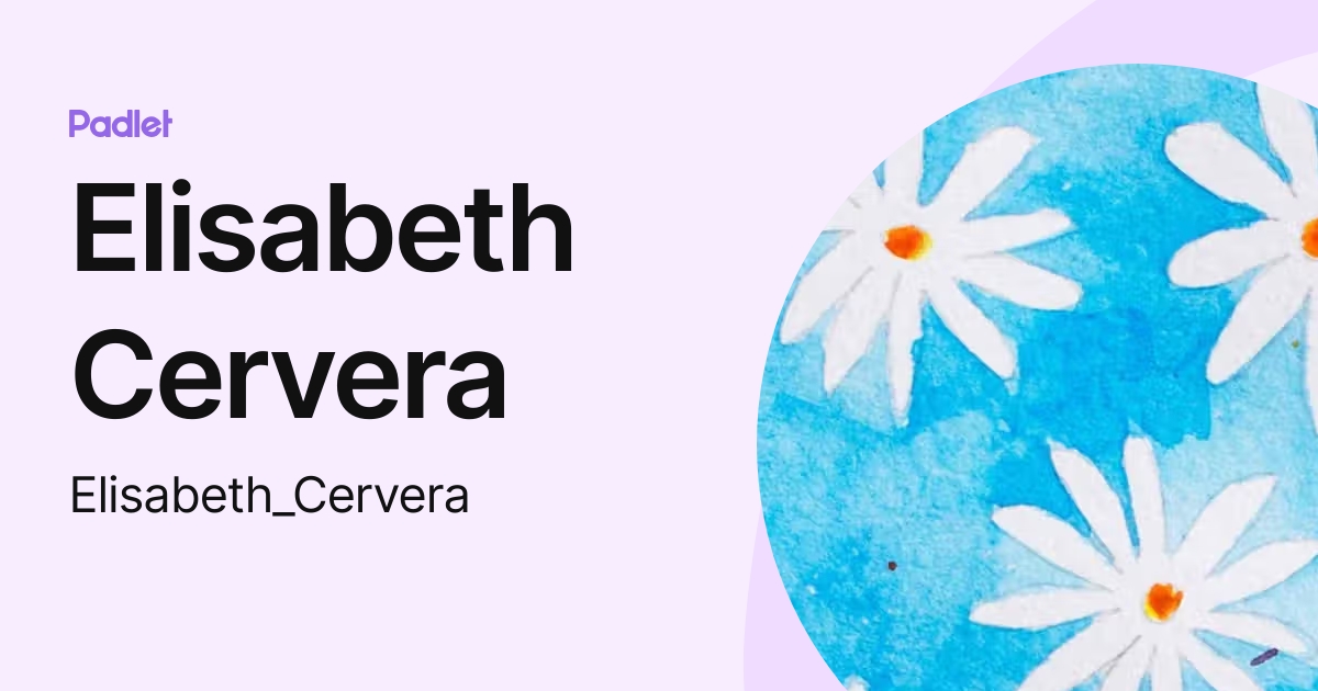 Elisabeth Cervera (Elisabeth_Cervera) profile | Padlet