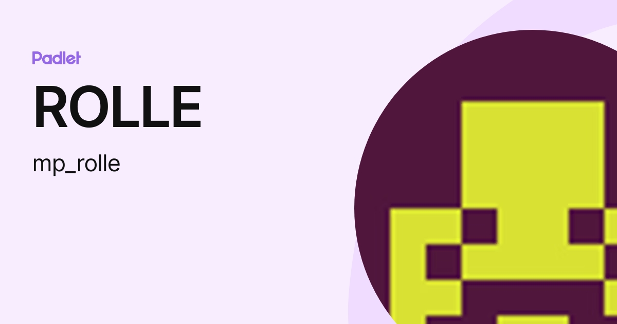 ROLLE (mp_rolle) profile | Padlet