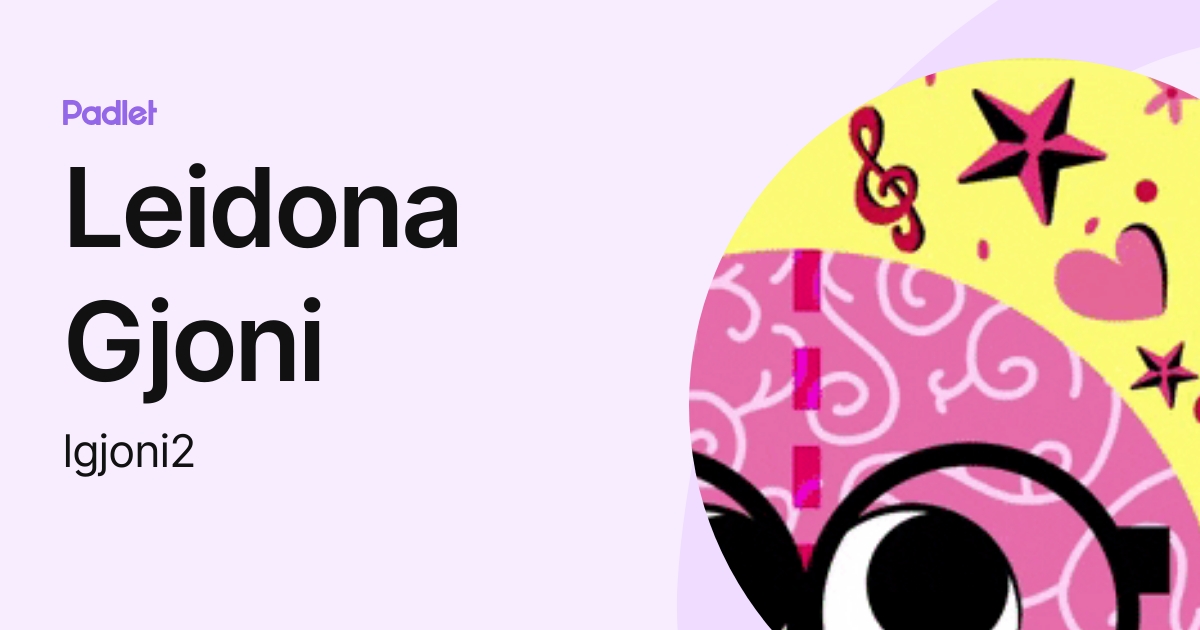 Leidona Gjoni (lgjoni2) profile | Padlet