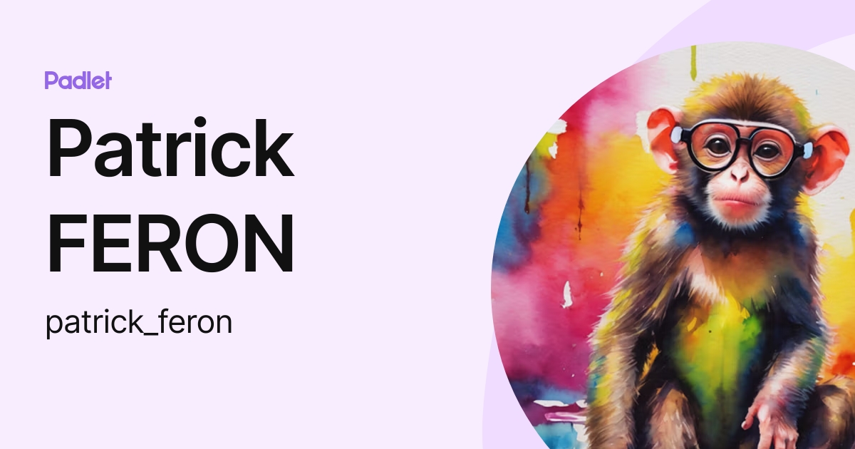 Patrick FERON (patrick_feron) profile | Padlet