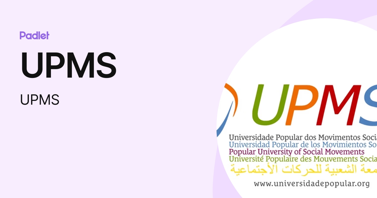 UPMS (UPMS) profile | Padlet