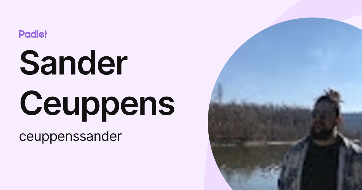 Sander Ceuppens (ceuppenssander) profile | Padlet