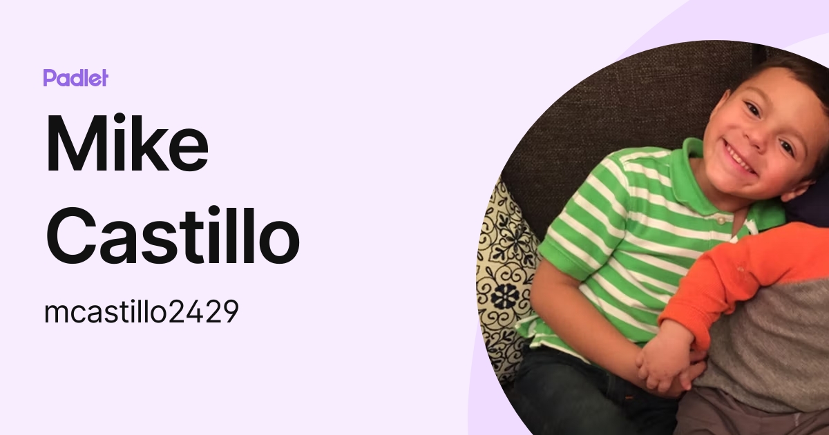 Mike Castillo (mcastillo2429) profile | Padlet