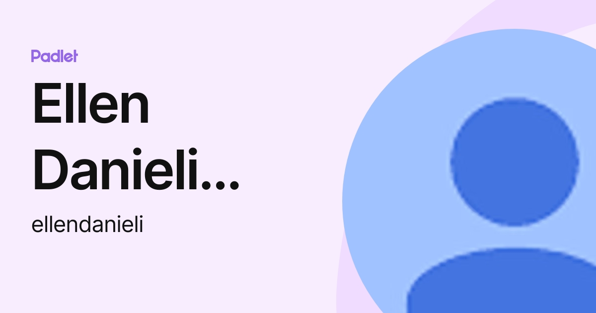 Ellen Danieli Camargo (ellendanieli) profile | Padlet