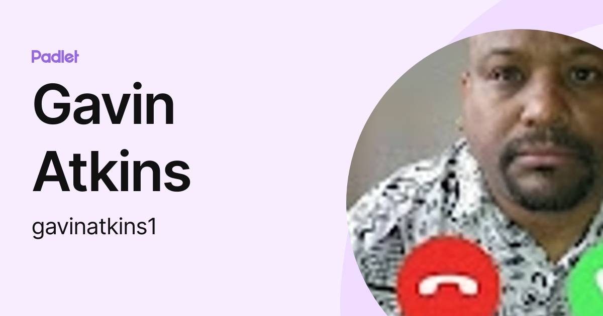 Gavin Atkins (gavinatkins1) profile | Padlet