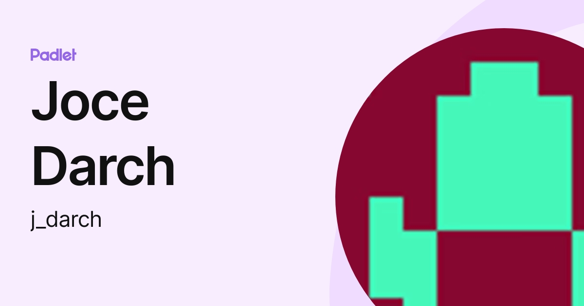 Joce Darch (j_darch) profile | Padlet