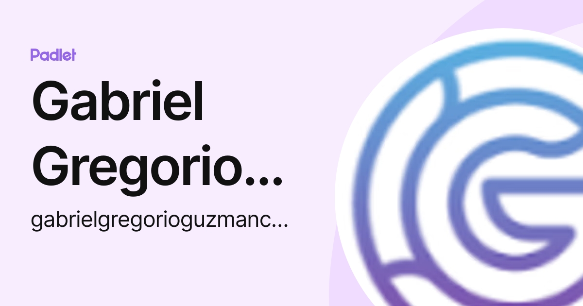 Gabriel Gregorio Guzmán Cantero (gabrielgregorioguzmancantero) profile ...