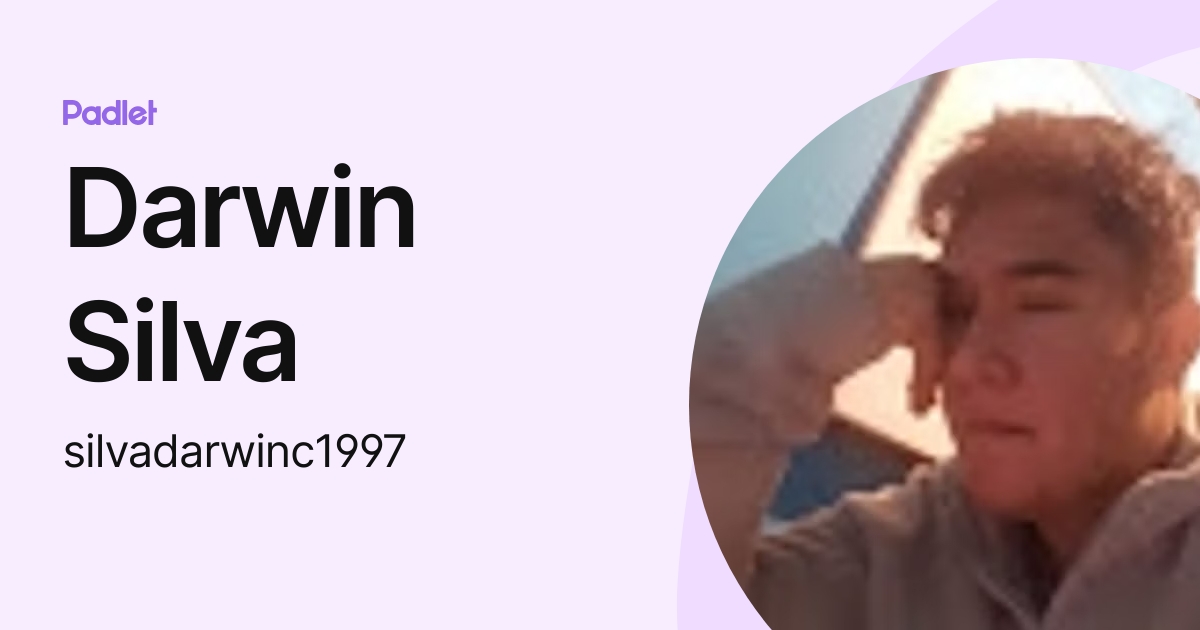 Darwin Silva (silvadarwinc1997) profile | Padlet