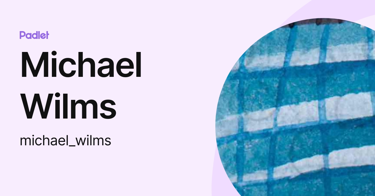 Michael Wilms (michael_wilms) profile | Padlet