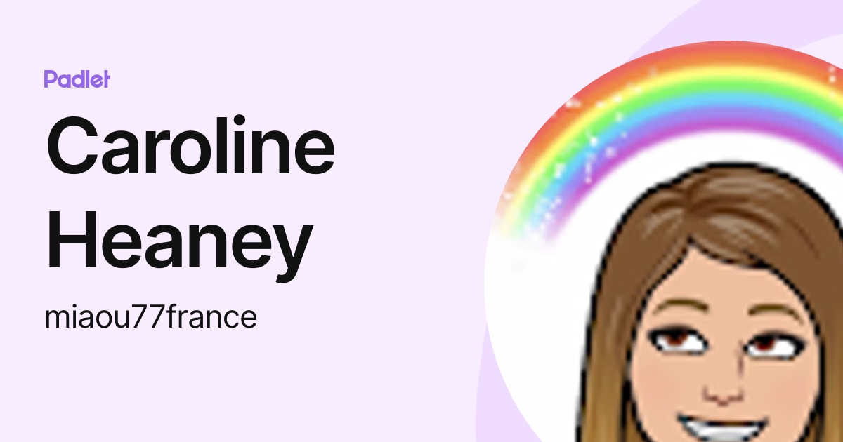 Caroline Heaney (miaou77france) profile | Padlet
