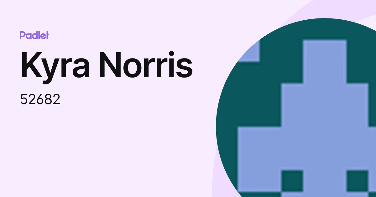 Kyra Norris (52682) profile | Padlet