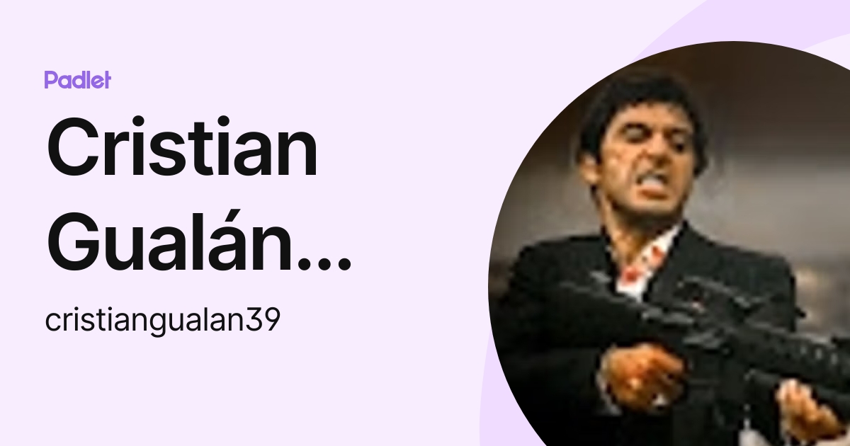 Cristian Gualán Dávila (cristiangualan39) profile | Padlet