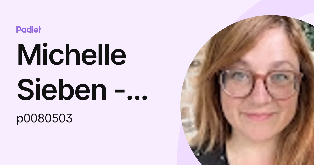 Michelle Sieben - Stanley Mills PS (1487) (p0080503) profile | Padlet