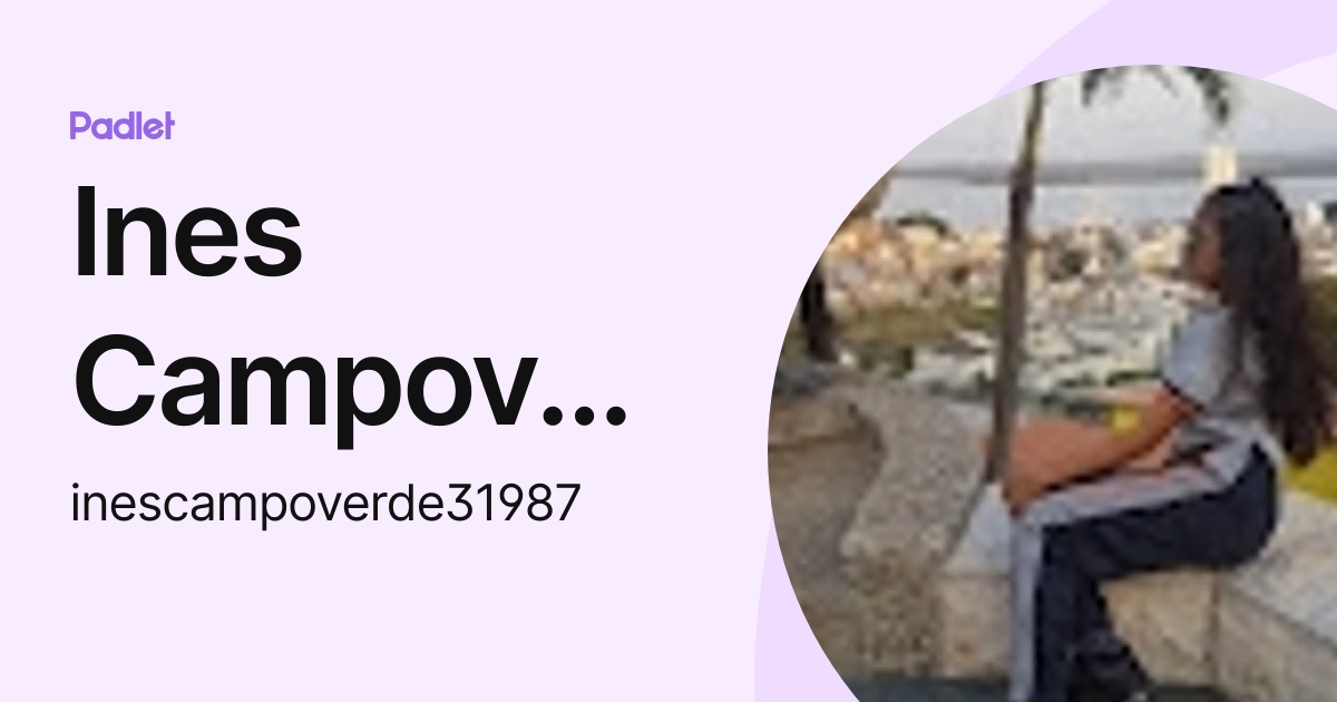 Ines Campoverde (inescampoverde31987) profile | Padlet