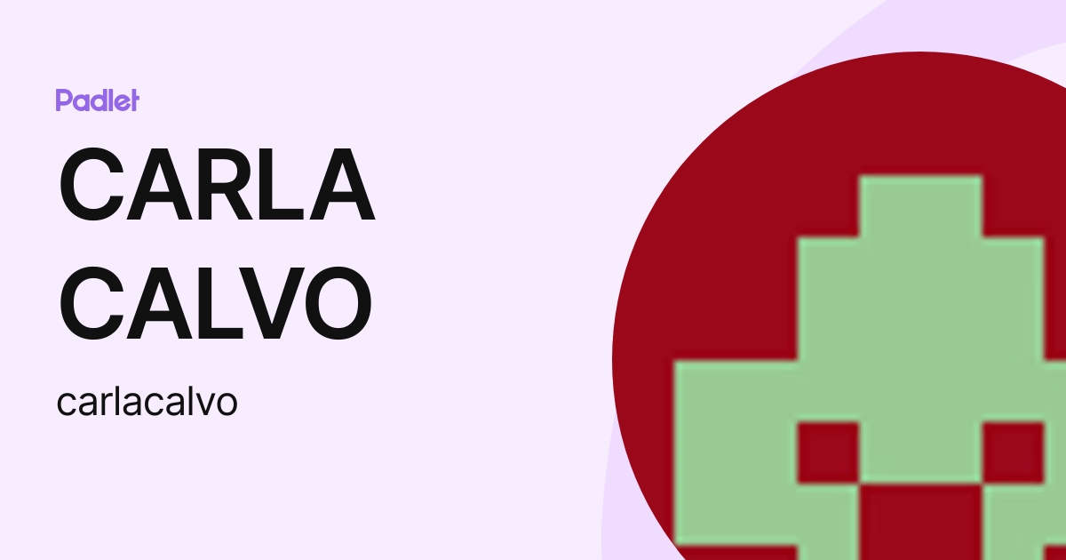 CARLA CALVO (carlacalvo) profile | Padlet