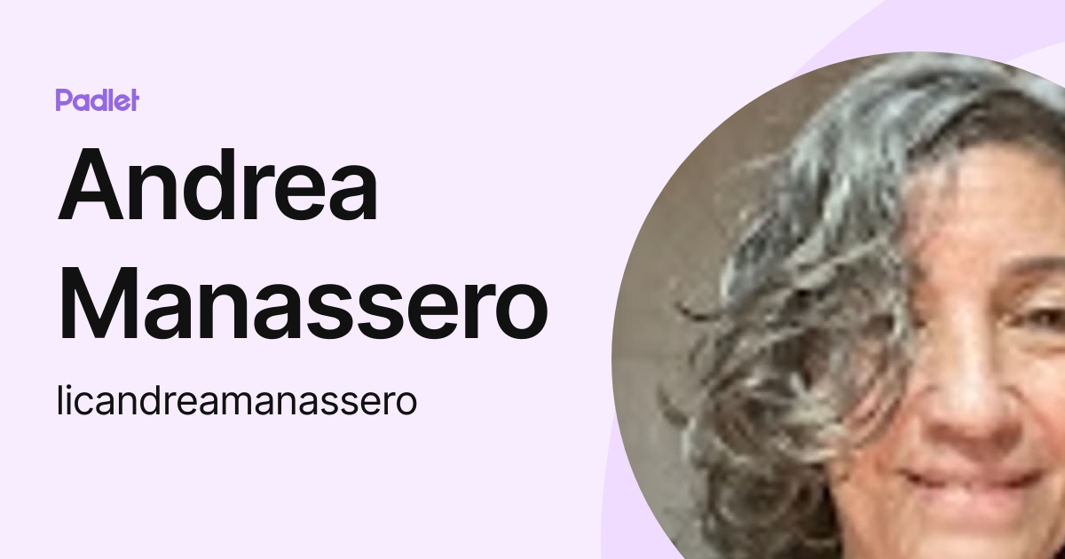 Andrea Manassero (licandreamanassero) perfil | Padlet