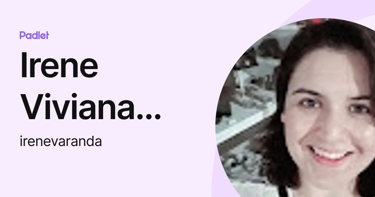 Irene Viviana aranda (irenevaranda) profile | Padlet