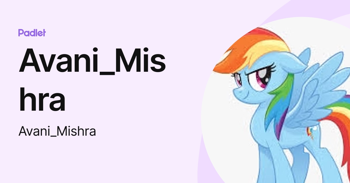 Avani_Mishra (Avani_Mishra) profile | Padlet