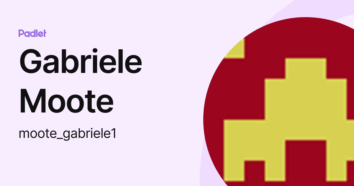 Gabriele Moote (moote_gabriele1) profile | Padlet