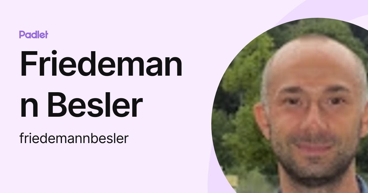 Friedemann Besler (friedemannbesler) profile | Padlet