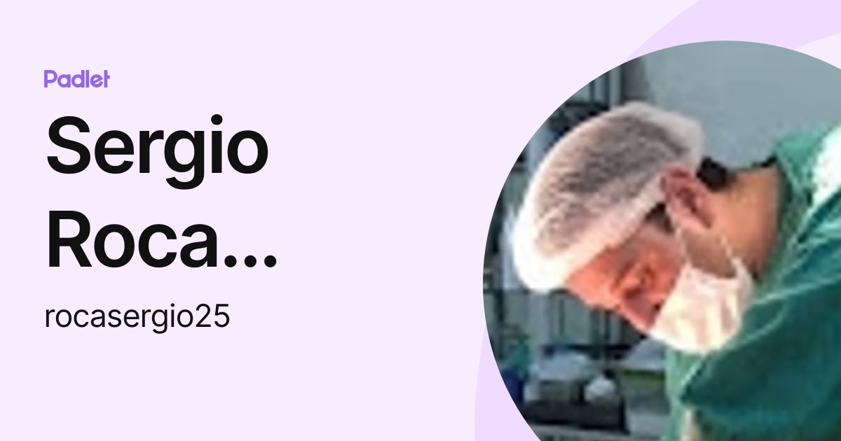 Sergio Roca Edelman (rocasergio25) profile | Padlet