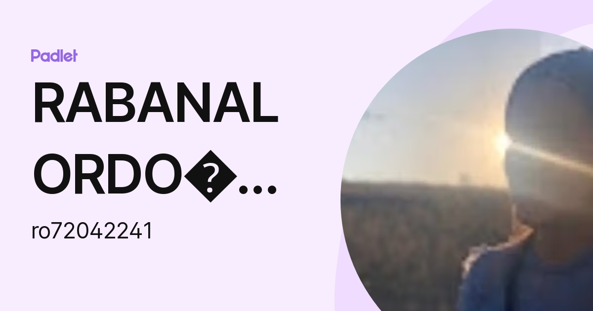 RABANAL ORDO EZ ANGELA LUCIA (ro72042241) profile | Padlet