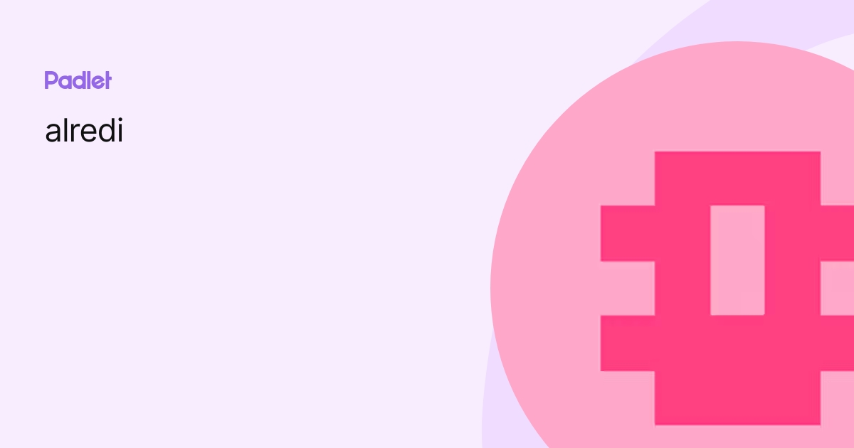 alredi profile | Padlet