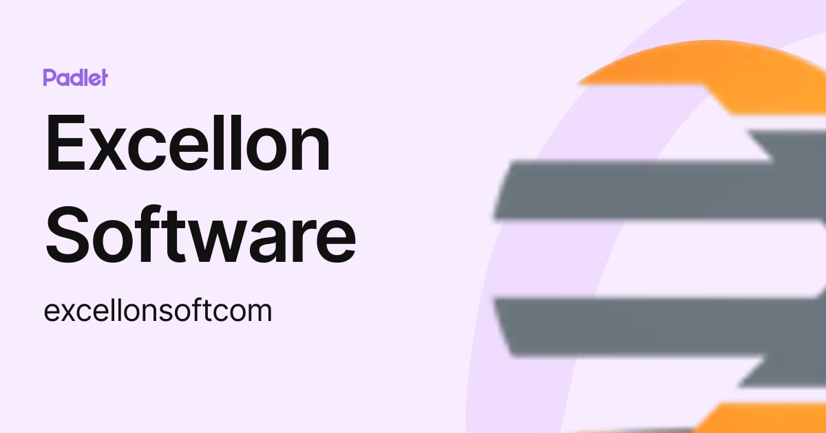 Excellon Software (excellonsoftcom) profile | Padlet